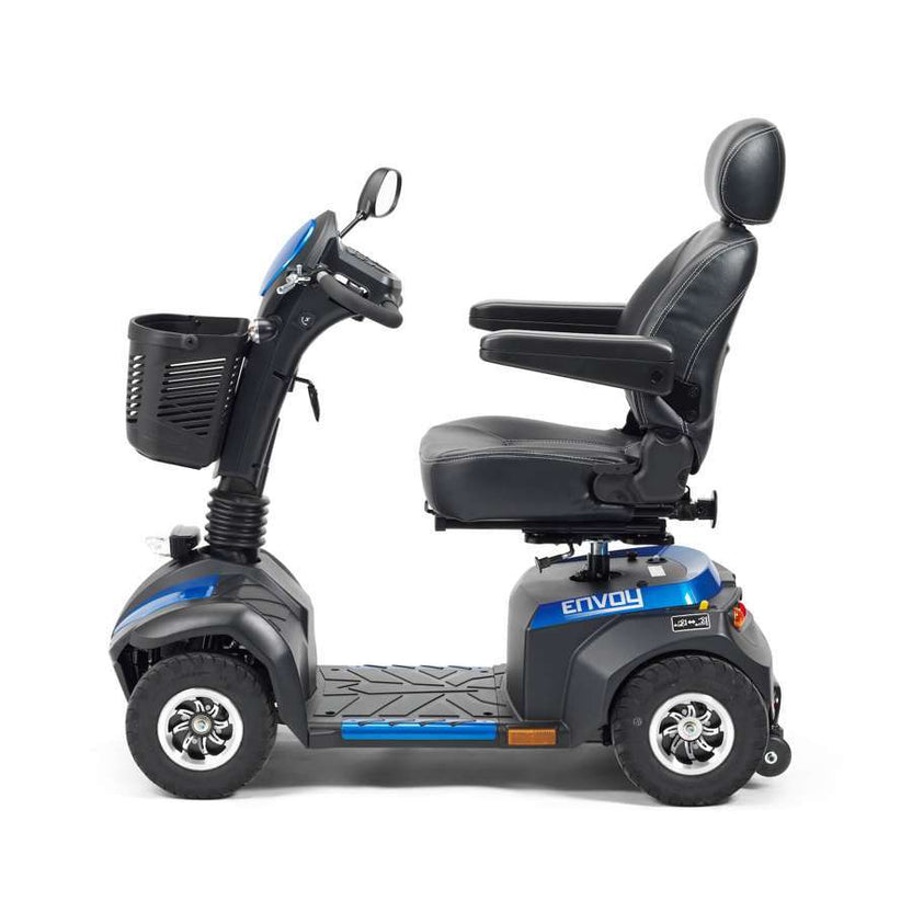 Drive Envoy 8mph Electric Mobility Scooter - Red, Silver or Blue