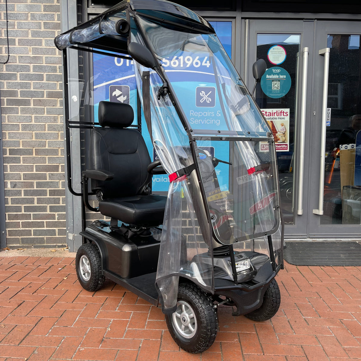 One Rehab Omega 8 Mobility Scooter With Canopy Ex Demo