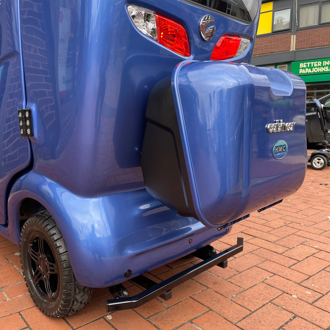 Scooterpac Cabin Car Mk2 Plus Azure Blue Mobility Scooter 8mph Fully L
