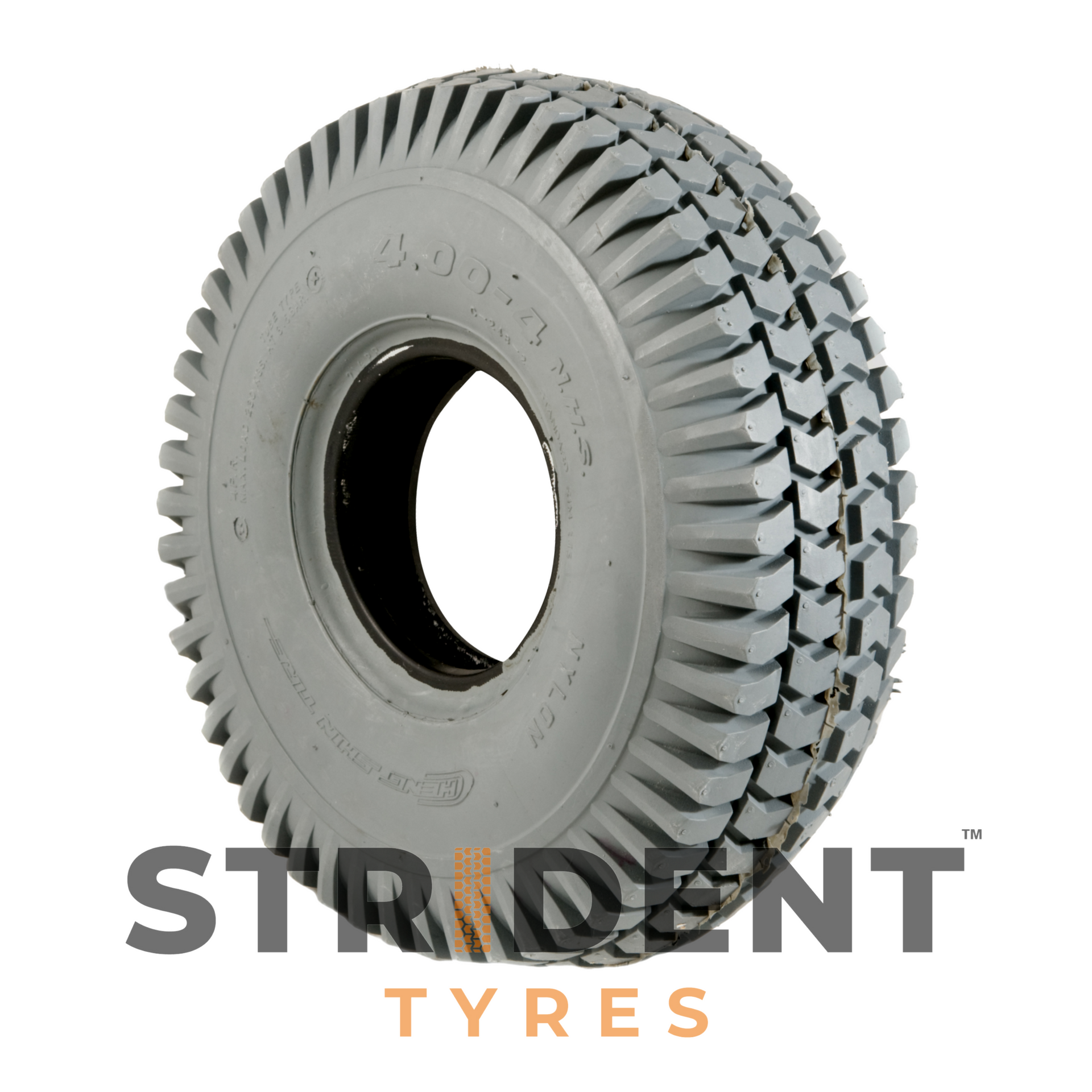 400 X 4 Pneumatic Grey Mobility Scooter Tyre