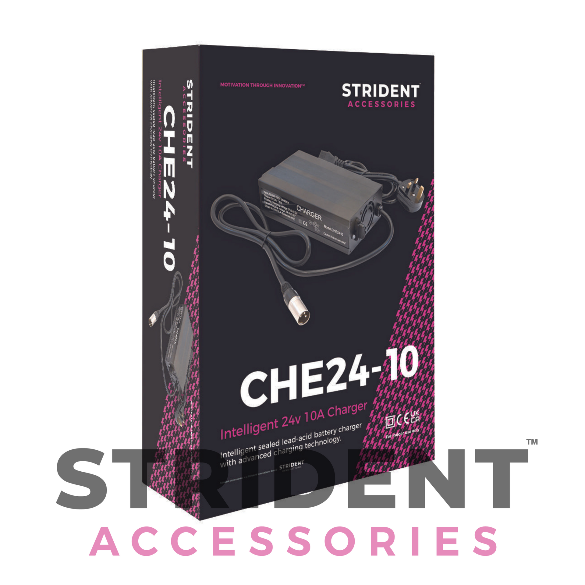 Strident Battery Charger For Mobility Scooter CHE24-10